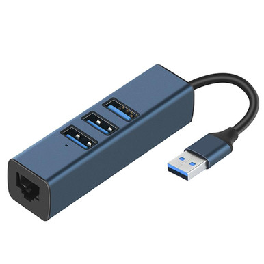 QUETHEDS 4 Ports USB2.0 USB3.0 to Ethernet Adapter RJ45 Card Wire Lead ...