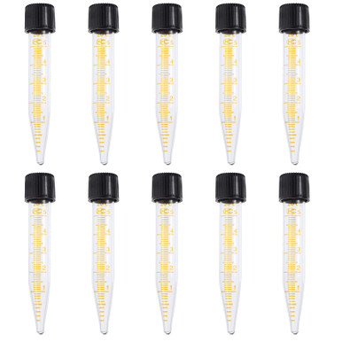 Baluue 10 Pcs Pointed Bottom Centrifuge Tube Terrarium Laboratory Test ...