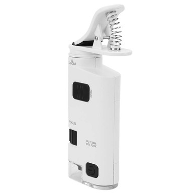 Cell Phone Microscope High Presision 80-120X Handheld Adjustable Zoom ...