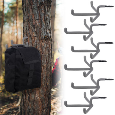 Yaocom Tree Stand Bow Hanger Gear Holder Screw in Tree Steps Triple ...