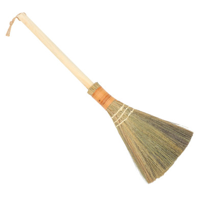 SOLUSTRE 1pc Bamboo Small Broom Handheld Sweeping Broom Heavy-Duty Corn ...