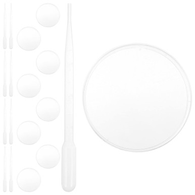 iplusmile 10pcs Labware Round Petri Dishes Petri Tray Chemistry Petri ...
