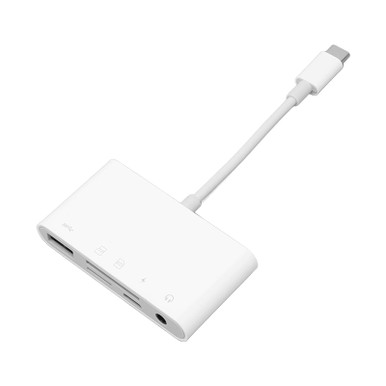 Mrisata USB C Docking Station USB Hub Adapter 5 in 1 USB C Hub with ...