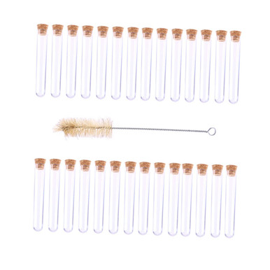 ULTECHNOVO 100pcs Test Tube Plastic Container Plant Containers Candy ...