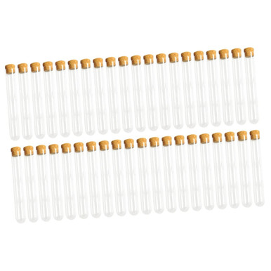 Anneome 60 PCS party favors test tube glass terrarium with lid test ...