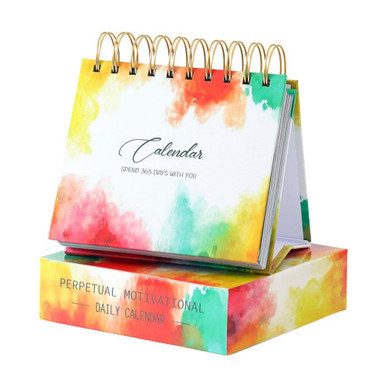 2024 Desk Calendar Flip Over 365 Days Positive Affirmation Calendar ...