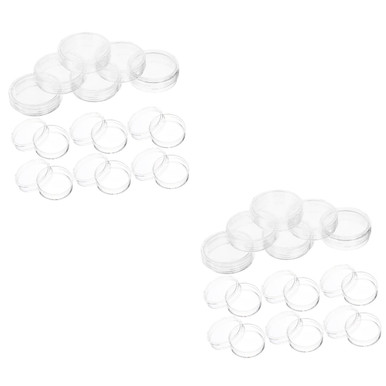 ULTECHNOVO 60 Pcs Culture Plate Clear Petri Dish Agar Culture Dishes ...