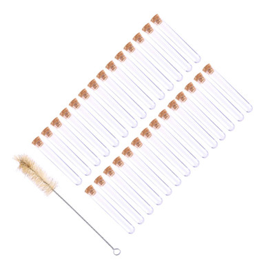 ULTECHNOVO lab Test Tubes Clear Container with lid Test Clear Plastic ...