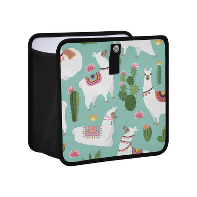Llama Cactus Car Trash Can Hanging Garbage Bags Leak Proof Organizer ...