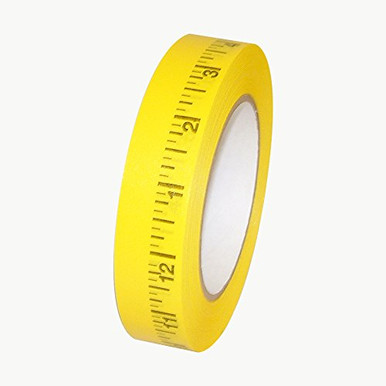 Pro Tapes Pro-Measurement Ruler Tape: 1 in. x 50 yds. (Yellow with ...