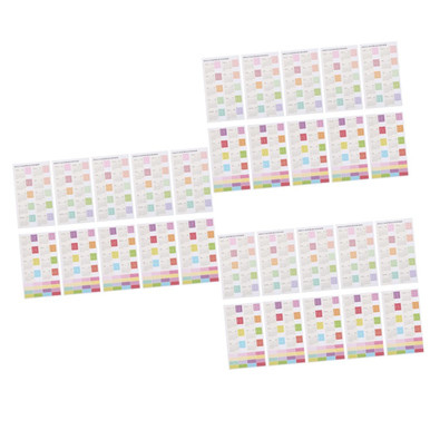30 Pcs Index Sticker Calendars 2022 Calendar Sticker Divider Sticker ...