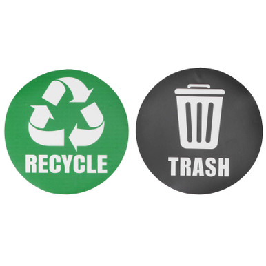 MOUMOUTEN Recycle Stickers, Trash Can Decor, Trash Stickers for Recycle ...