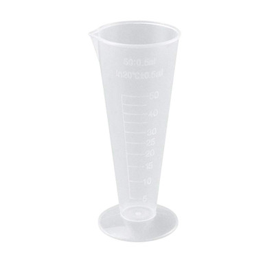 Adamas-Beta 50ml Conical Round Base Beaker Lab Graduated Measure Test ...