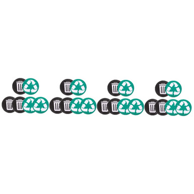 24 Pcs Garbage Sorting Stickers Recycle Stickers for Trash Can Trash ...