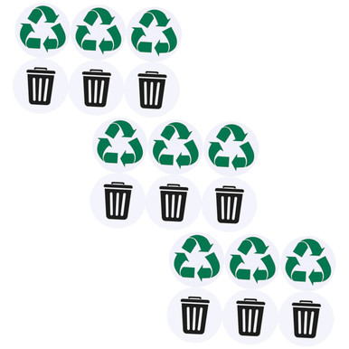 Alipis 1 Set self Adhesive Recycling Stickers Recycle bin Stickers ...
