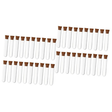 Healeved 80 Pcs Wooden Plug Test Tube Tubes Conical Centrifuge Tubes ...