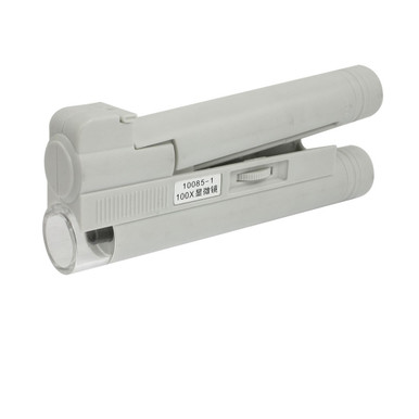 uxcell Hand Held Adjustable Focusing LED Light Illuminated 100X ...