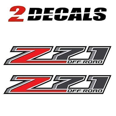 TiresFX Chevy Silverado Z71 Offroad Truck Stickers Decals - 2014-2018 ...