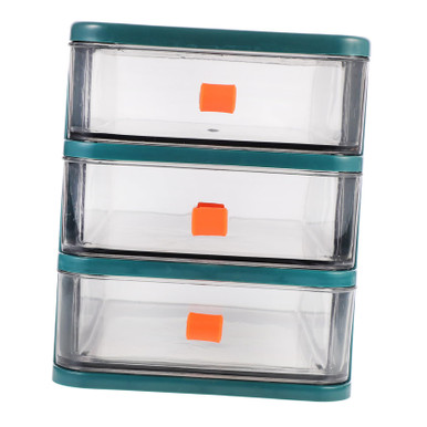 VILLCASE 1 Pc Box Storage Box Transparent Desktop Organizer Craft ...