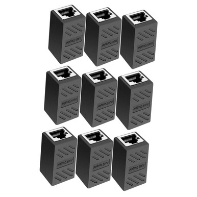 9 Pcs Network Cable Connector Ethernet Adapter Ethernet Coupler Female ...
