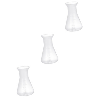 Healeved 15 Pcs Plastic Erlenmeyer Flask Vacuum Erlenmeyer Flask ...