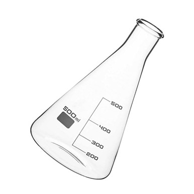 Mobestech Erlenmeyer Flask Flat Bottom Boiling Flask Narrow Mouth Flask ...