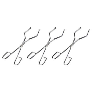 VILLCASE 3pcs Beaker Clamp Flask Clamp beaker holder metal clamp glass ...