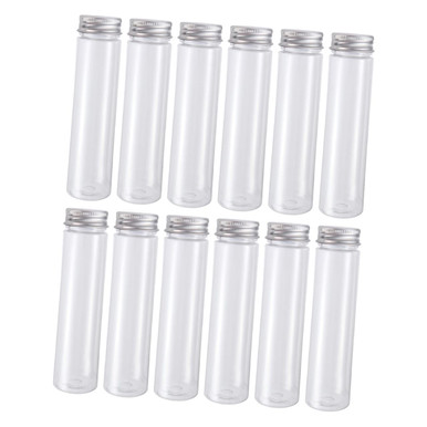 SOLUSTRE 12 PCS Lotion Container Plastic Test Tubes Cosmetic Sample ...