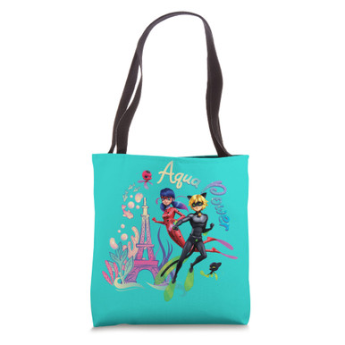 Miraculous Ladybug and Cat Noir Summer Aqua Power Underwater Tote Bag ...