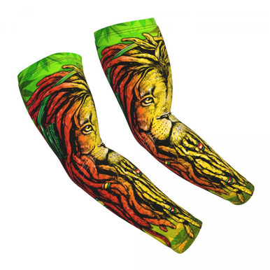 RIMENCH Cool Rasta Flag Weedleaf Rastafarian Reggae Lion Sun Protection ...