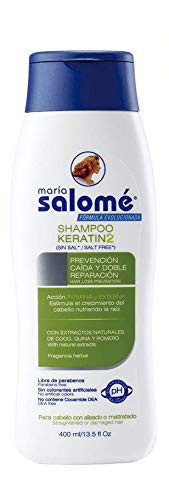 Maria Salome Shampoo Keratin 2 Hair Loss Prevention Prevencion Caida y ...