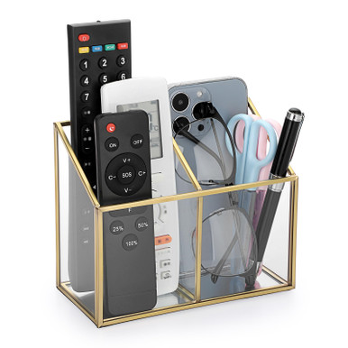 Sumnacon Glass Remote Control Holder,Gorgeous Remote Control Holder ...