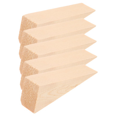 DECHOUS 5pcs Wooden Door Jam Firefighter Door Stopper Window Shims ...