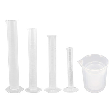 LABRIMP 1 Set Graduated Measuring Cylinder with scale Laboratory ...
