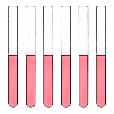 XCD Glass Test Tubes (20 Pack), Transparent Test Tubes Borosilicate ...