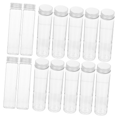VILLFUL 16pcs Test Tube with Screw Cap Storage Tube Science Test Tubes ...