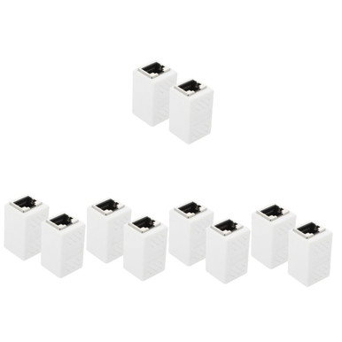 Mobestech 10 Pcs Network Cable Connector Ethernet Cable Adapter ...