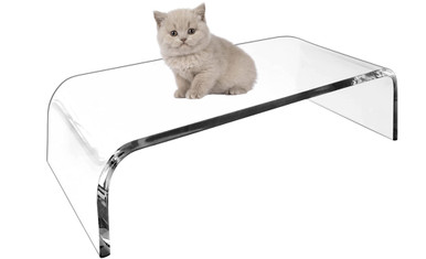 AMT Premium Acrylic Monitor Stand Riser, Cat Keyboard Protector ...