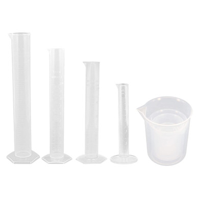 iplusmile 1 Set Graduated Cylinder and Beaker Sets Laboratory Cylinder ...