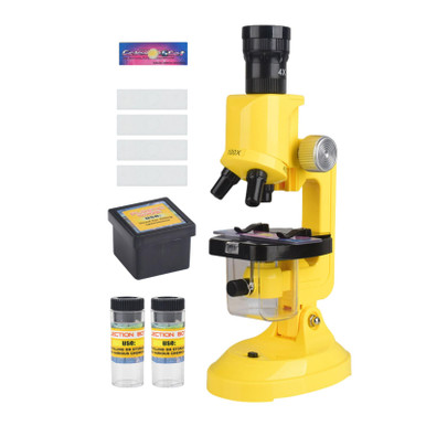 Children's Microscope, 100X-1200X Kids Microscope, Durable Kids ...