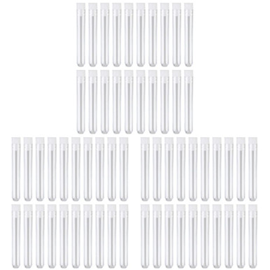 ULTECHNOVO 150 Pcs Test Tube Wine Tube Glass Container with Lid Acrylic ...