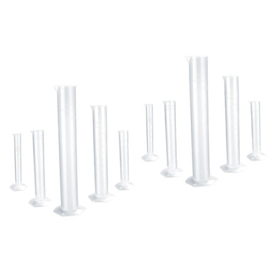 GLEAVI 10 Pcs Test Measuring Tubes Hydrometer 25ml Graduated Cylinder ...