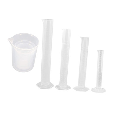 ULTECHNOVO 1 Set Graduated Measuring Cup 10mL Lab Measuring Cylinder ...