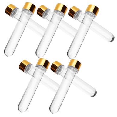 Gatuida 10pcs Plastic Test Tube Bottle Sugar Bottles Cosmetic Tube ...