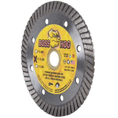 Delta Diamond Boss Hog 4 1/2 Inch Turbo Premium Diamond Blade for ...