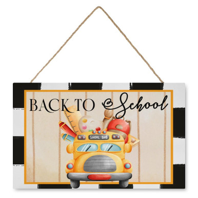 Mousus Back to School Sign School Chalkboard Style Sign Board Plaque ...