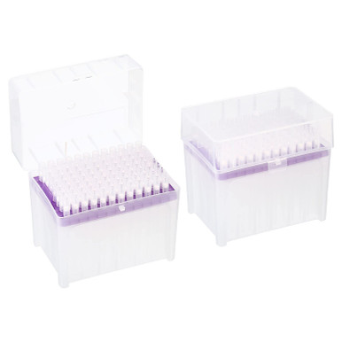 PATIKIL 200ul PE Filtering Pipette Tips, 2 Sets 96 Tips/Rack(Purple ...