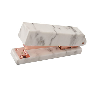 Tofficu Rose Gold Stapler Stationery Supplies Desktop Stapler Classic ...
