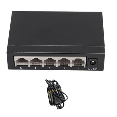 Ethernet Switch, 5 Port Gigabit Switch, Unmanaged Home Network Switch ...