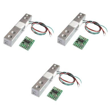 Luxshiny 3pcs 10 Hx711 Weighing A/d Module Pressure Tension Sensor Load ...